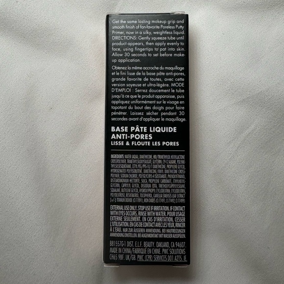 ELF | Makeup | Elf Liquid Poreless Putty Primer Mini Size Brand New 5ml ...